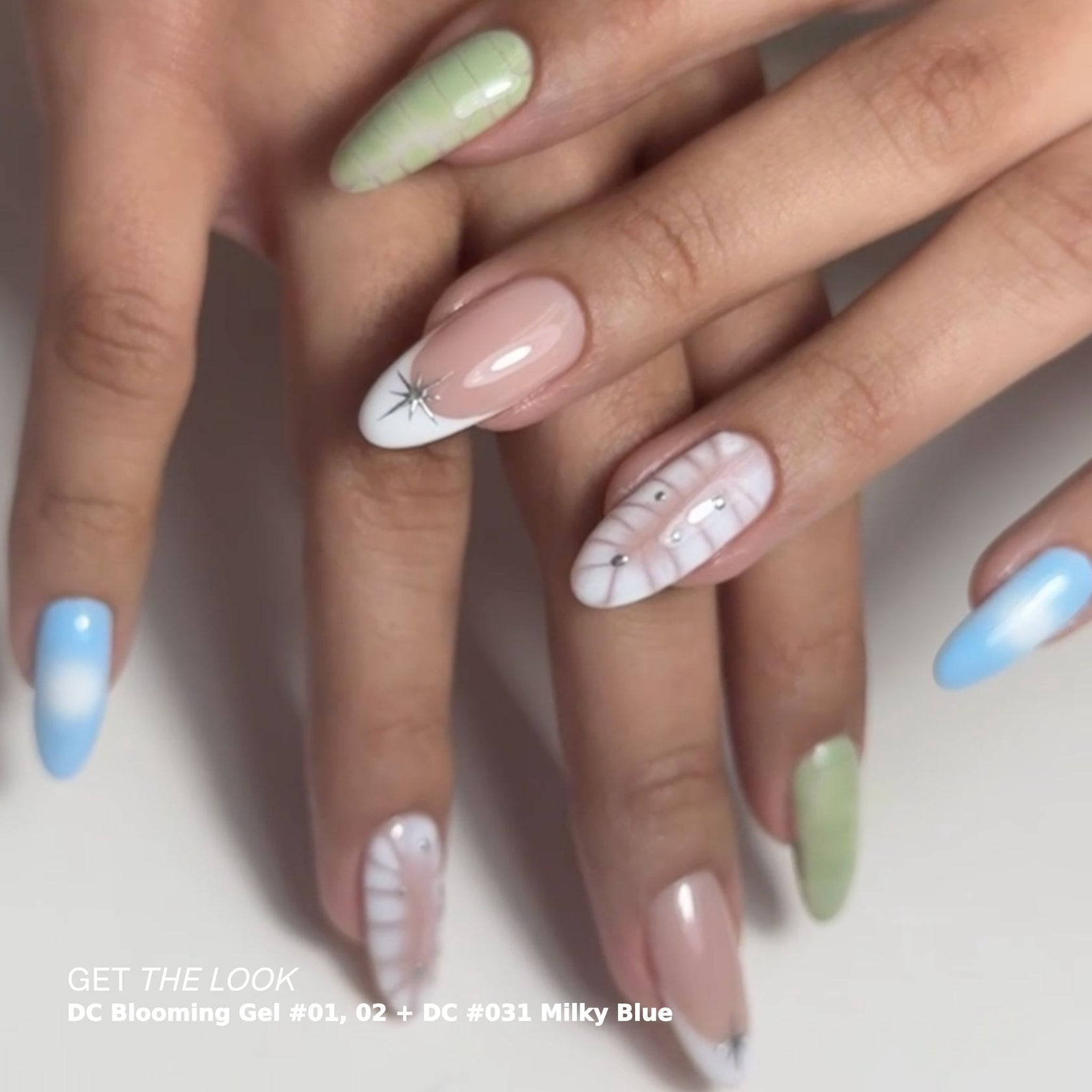 Milky Blue #031 – DND Gel