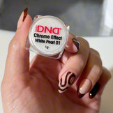 DND Chrome Effect White Pearl #01 – DND Gel