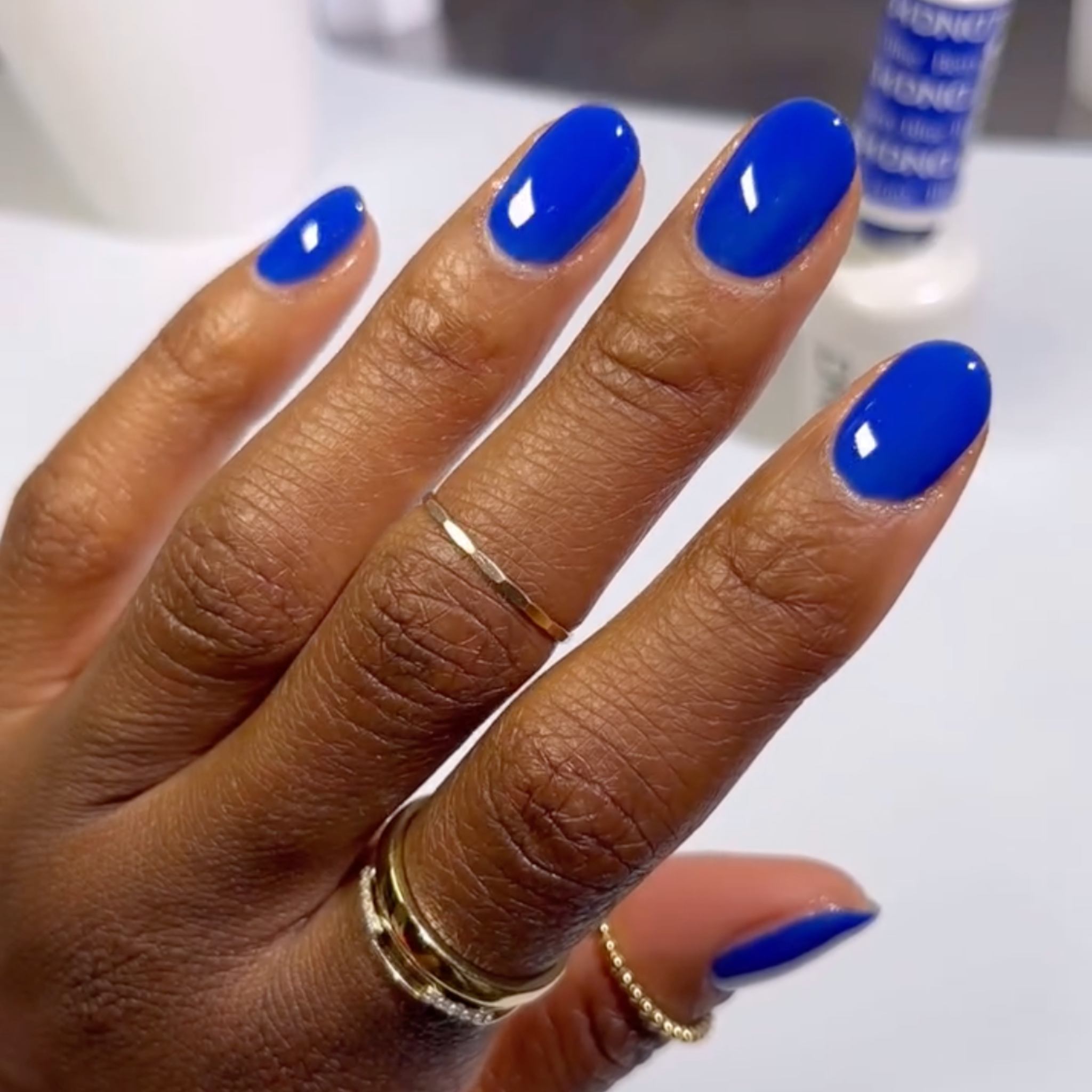Berry Blue #734 – DND Gel