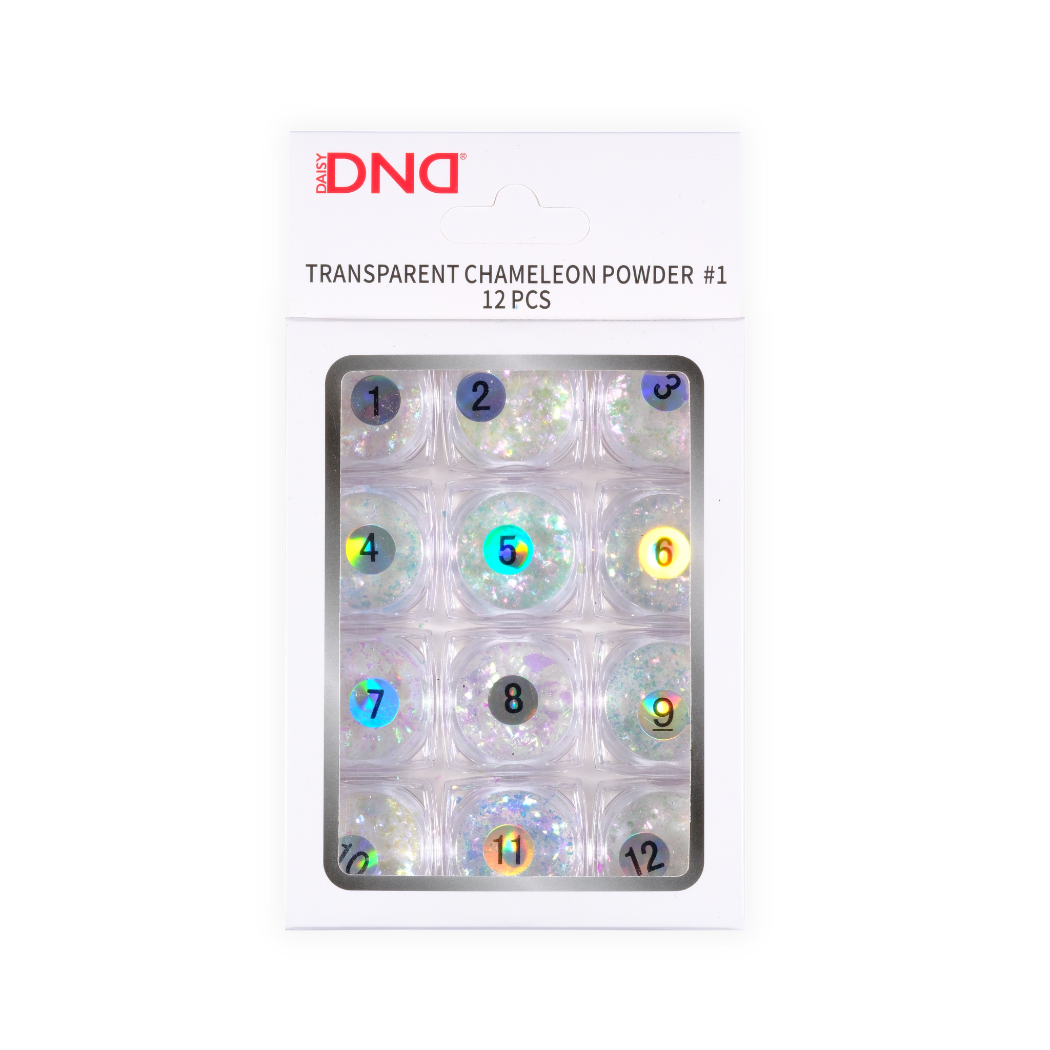 DND Transparent Chameleon Powder #1 (12 pcs.) – DND Gel