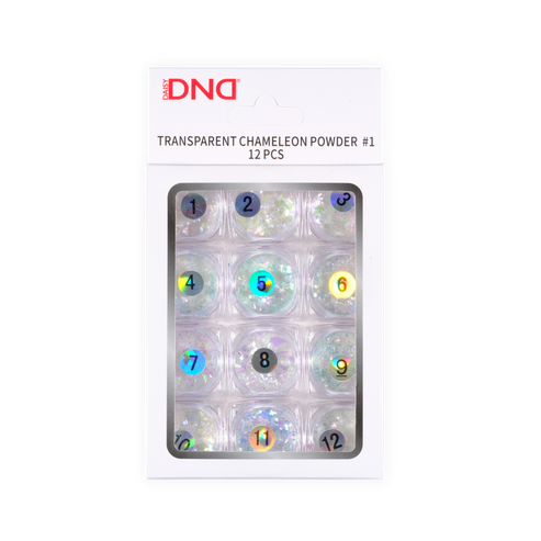 DND Transparent Chameleon Powder #1 (12 pcs.) – DND Gel