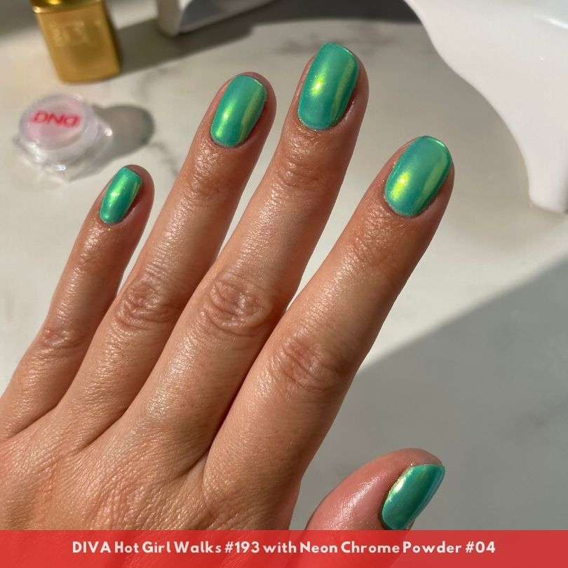 DND Chrome Powder — Neon #01 (12pcs.) – DND Gel