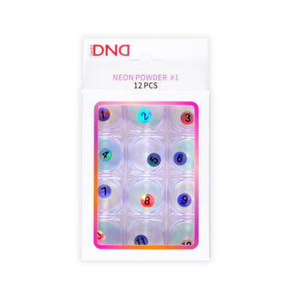 DND Chrome Powder — Neon #01 (12pcs.) – DND Gel