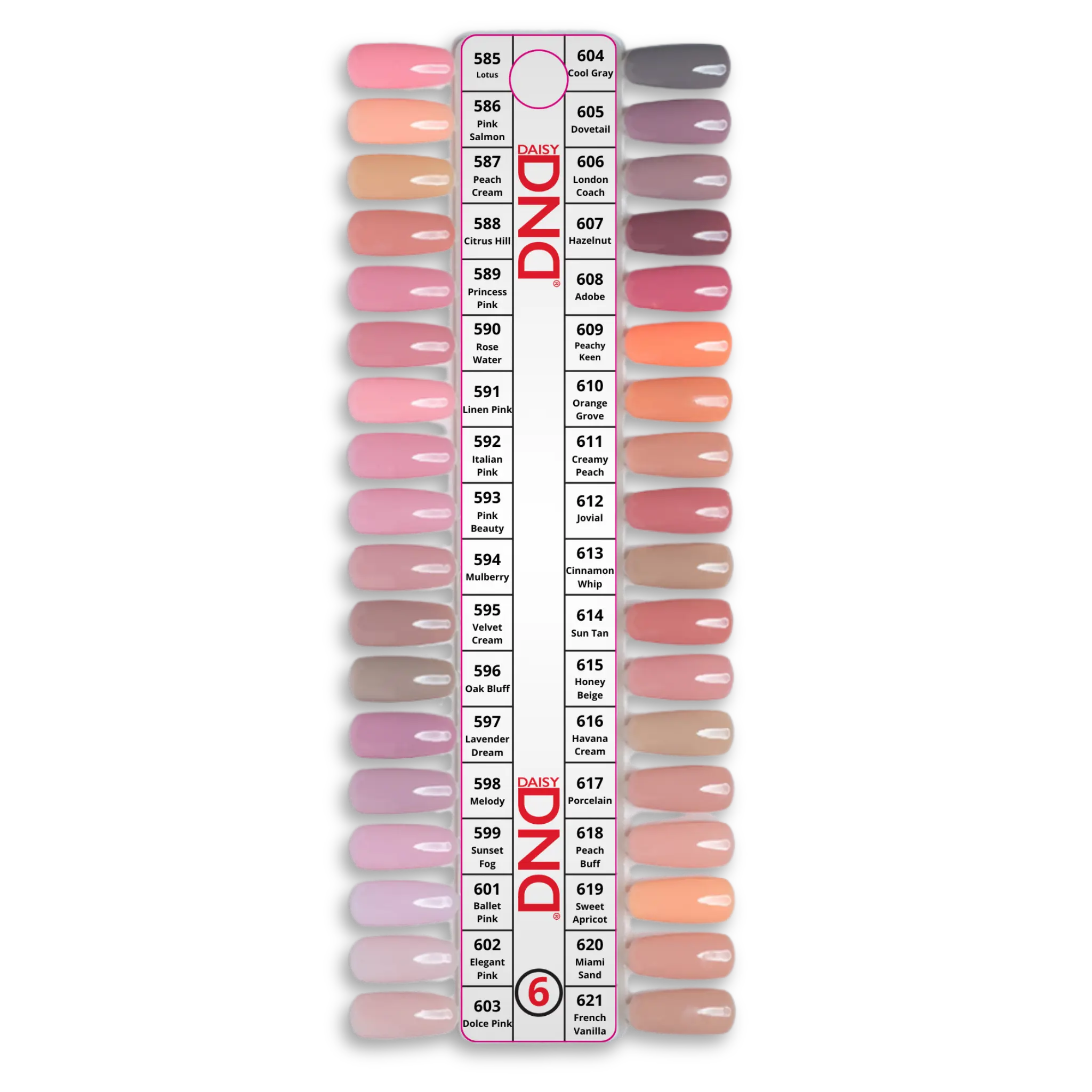 DND Duo Color Swatches - Single - 6 – DND Gel