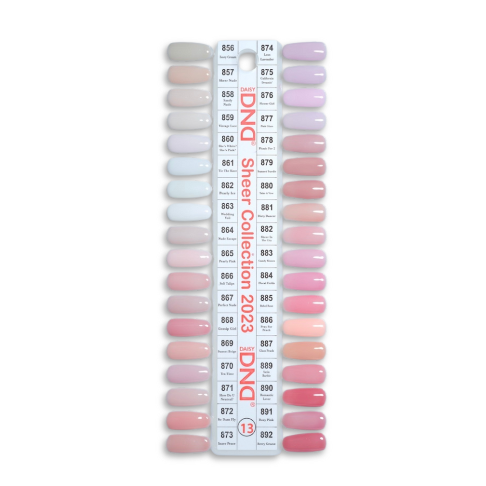 DND Sheer Collection Swatch - Single - 13 – DND Gel