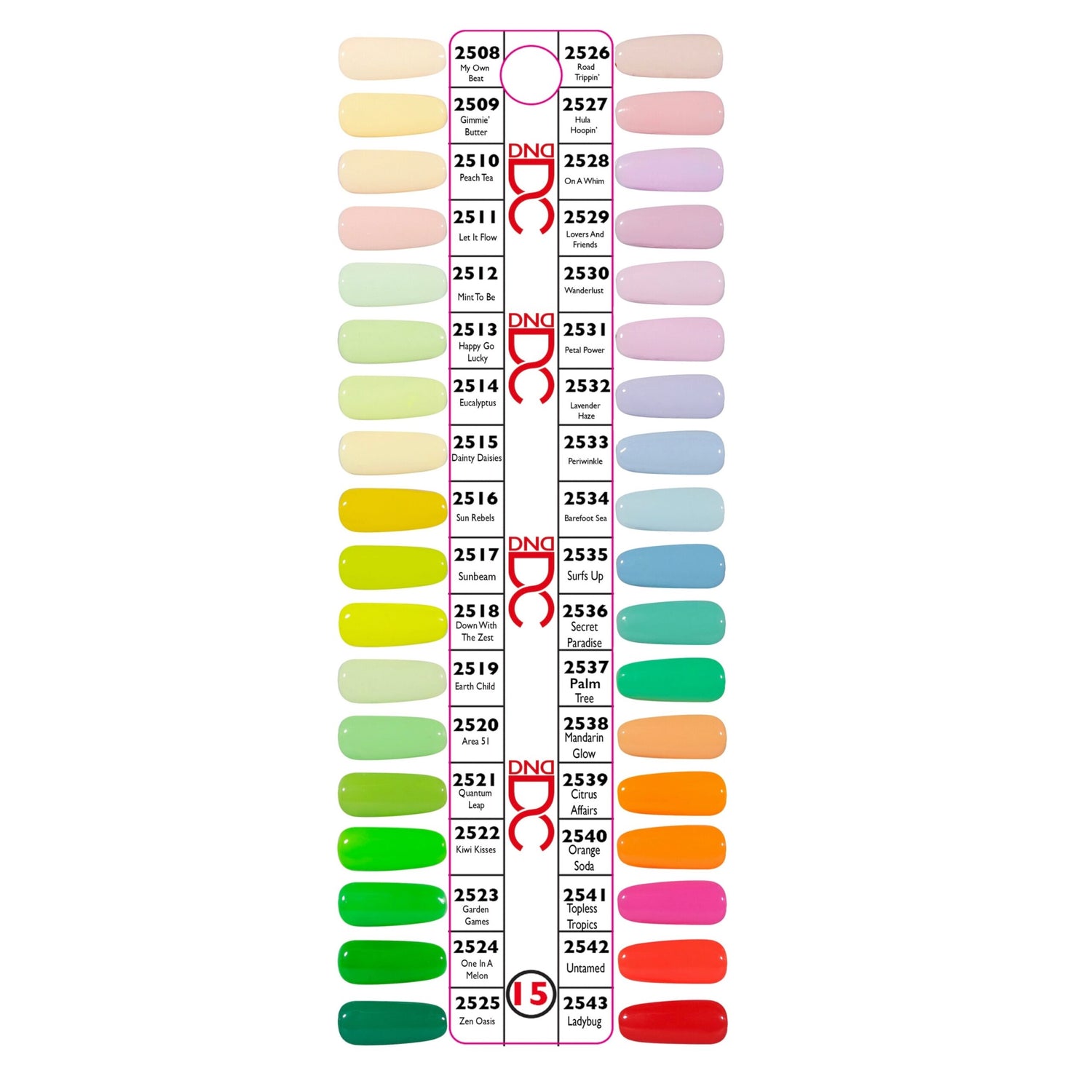 DC Color Swatches – DND Gel