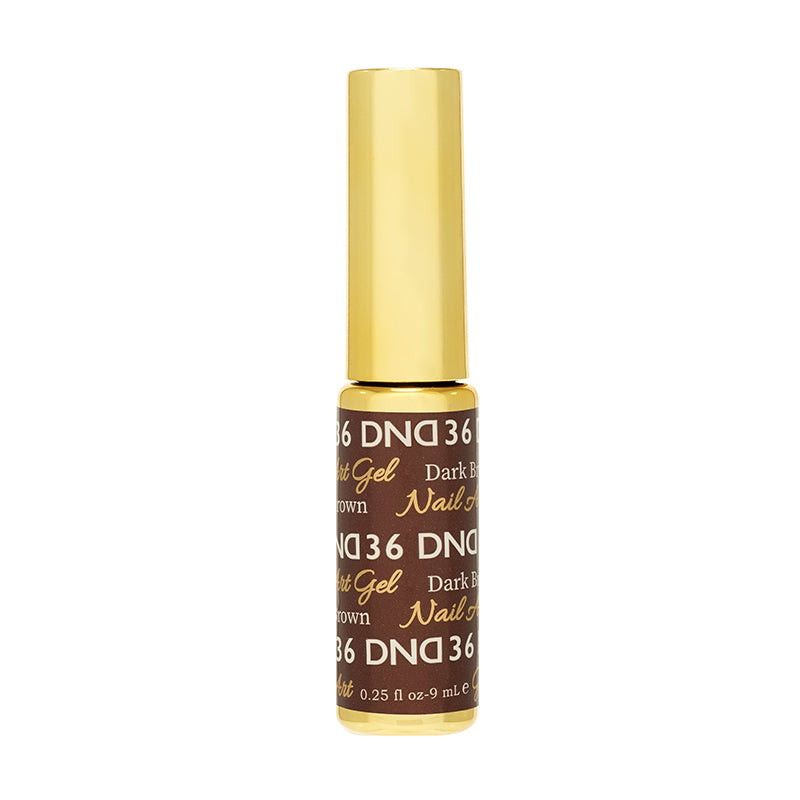 DND36 - Classic Dark Brown Gel Art Liner – DND Gel